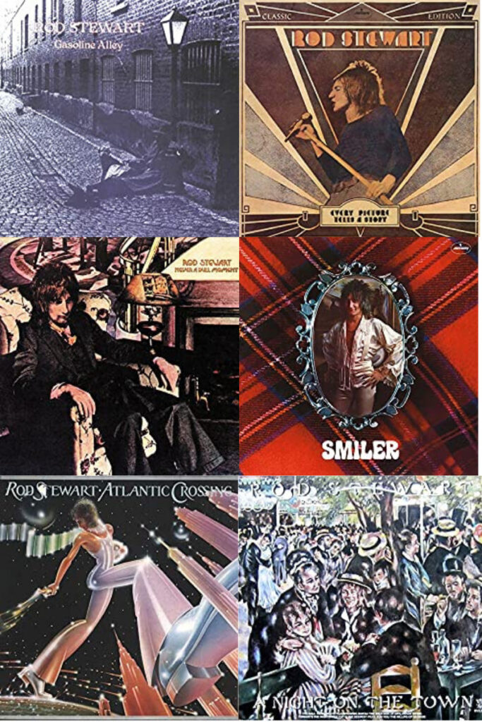 Rod Stewart Album Covers | Music Of The 70s